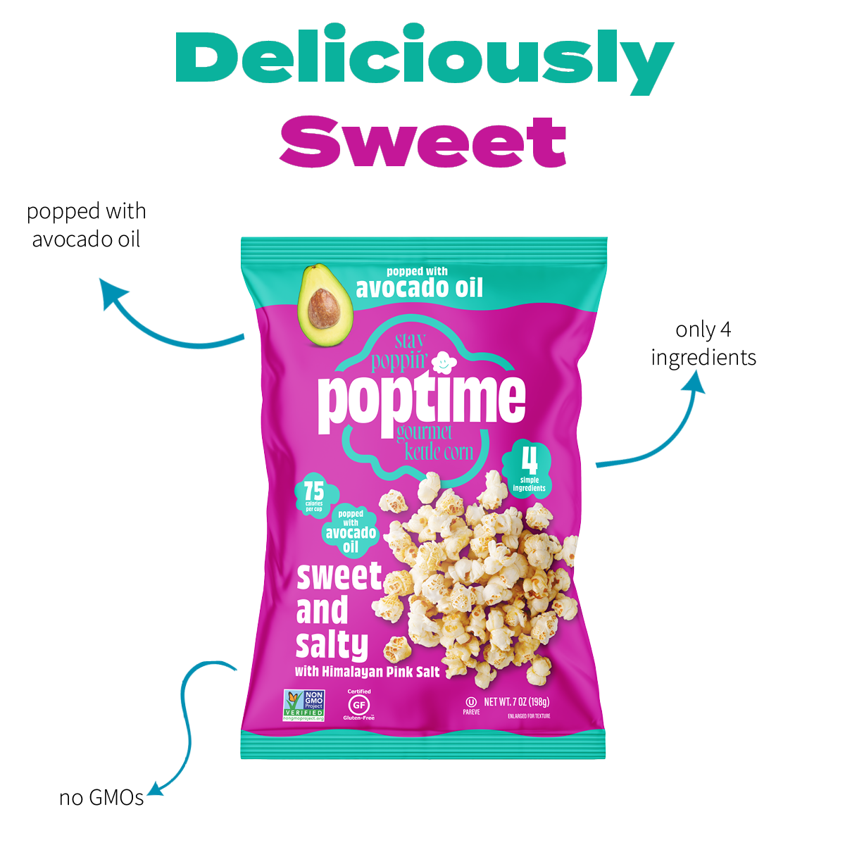 Poptime Teaser Variety Pack – Case of 6 – Poptime Snacks